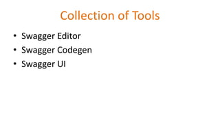 Open API Specifications - formerly swagger | PPTX | Programming Languages | Computing