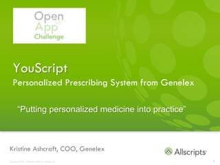 Open app challenge_-_phase_1_submission_genelex_final | PPT
