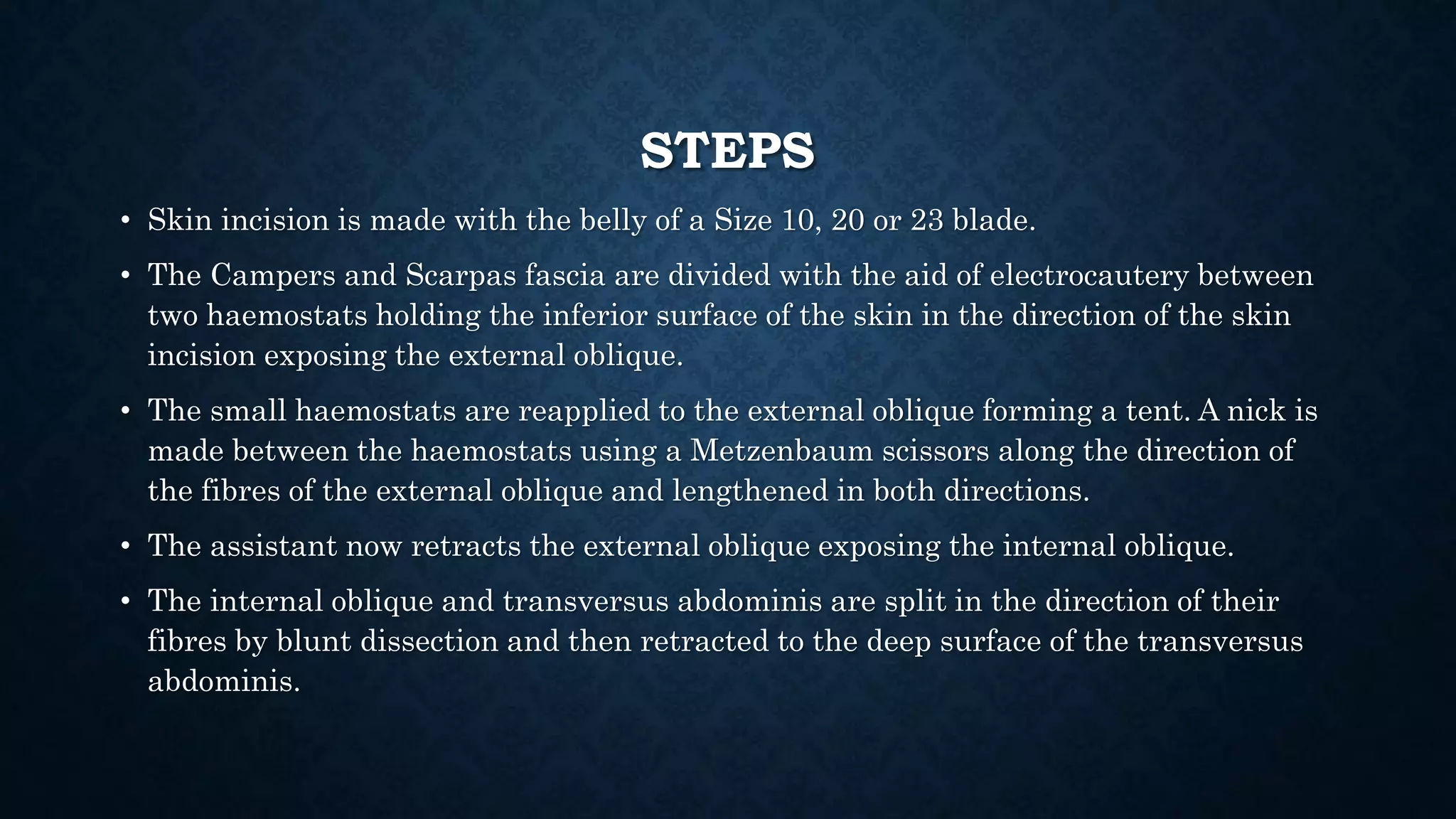 Open appendectomy | PPTX