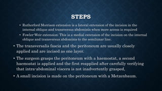 Open appendectomy | PPTX