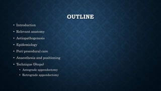 Open appendectomy | PPTX