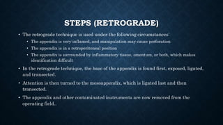 Open appendectomy | PPTX