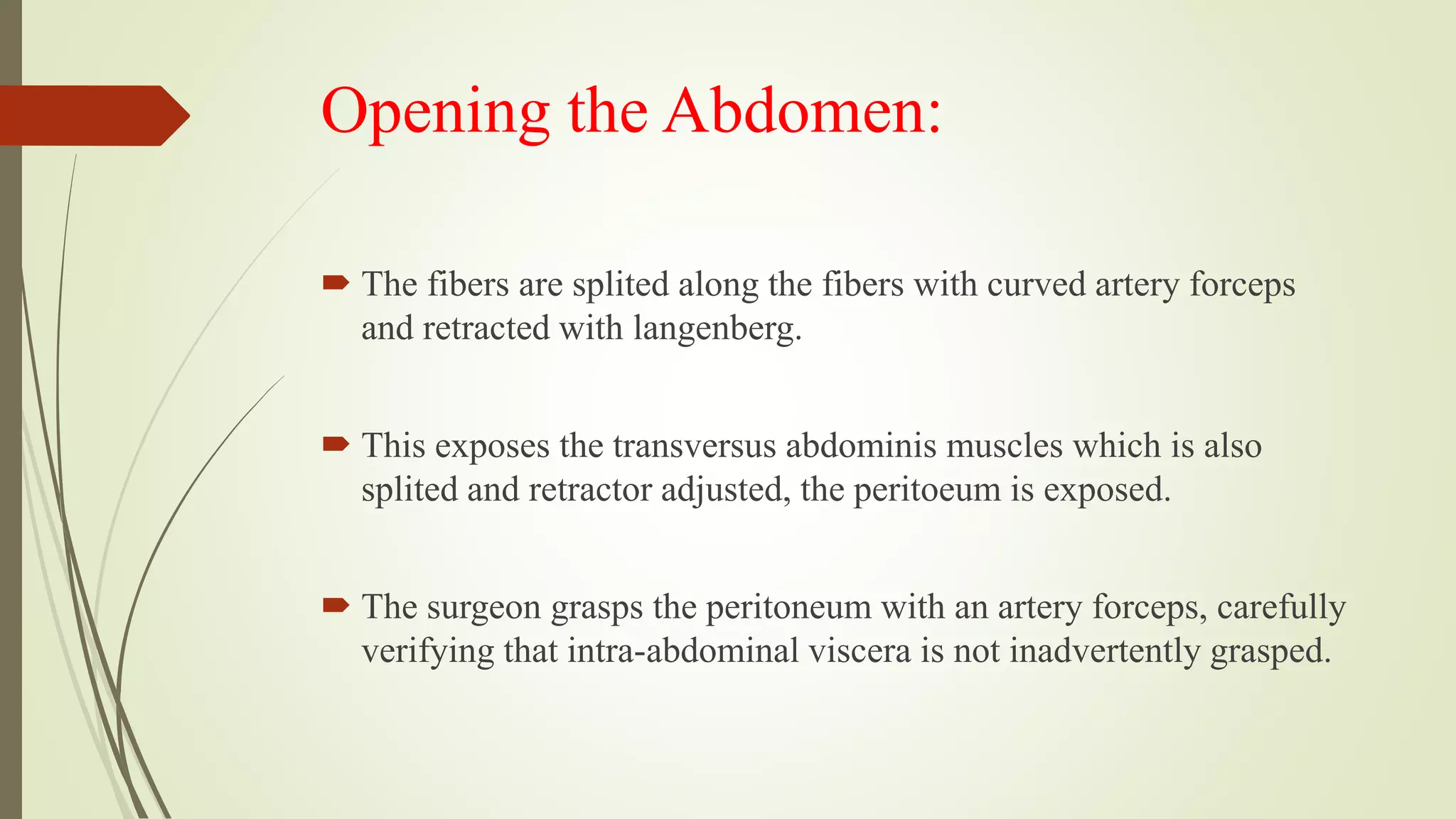Open appendectomy | PPTX