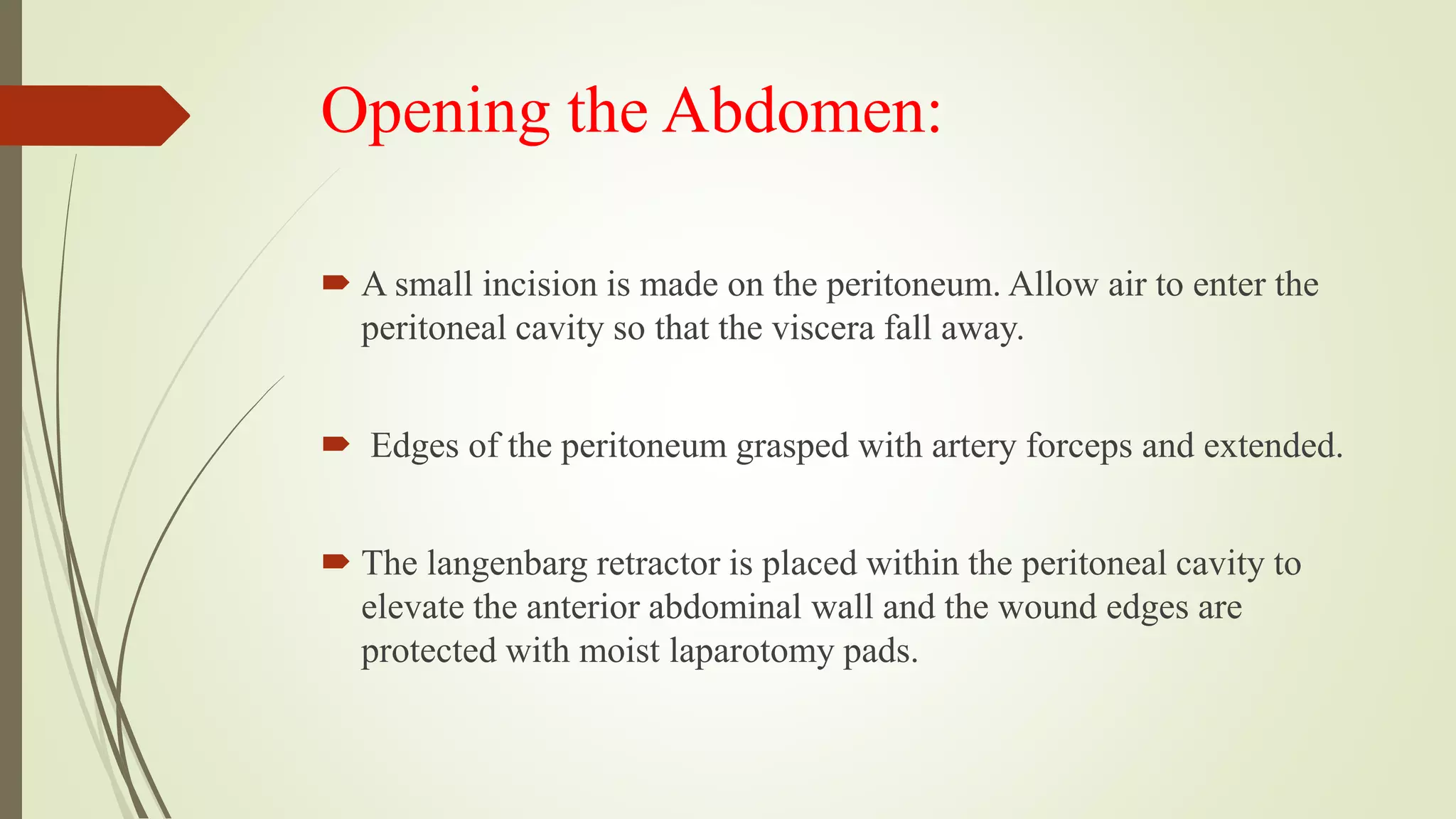 Open appendectomy | PPTX