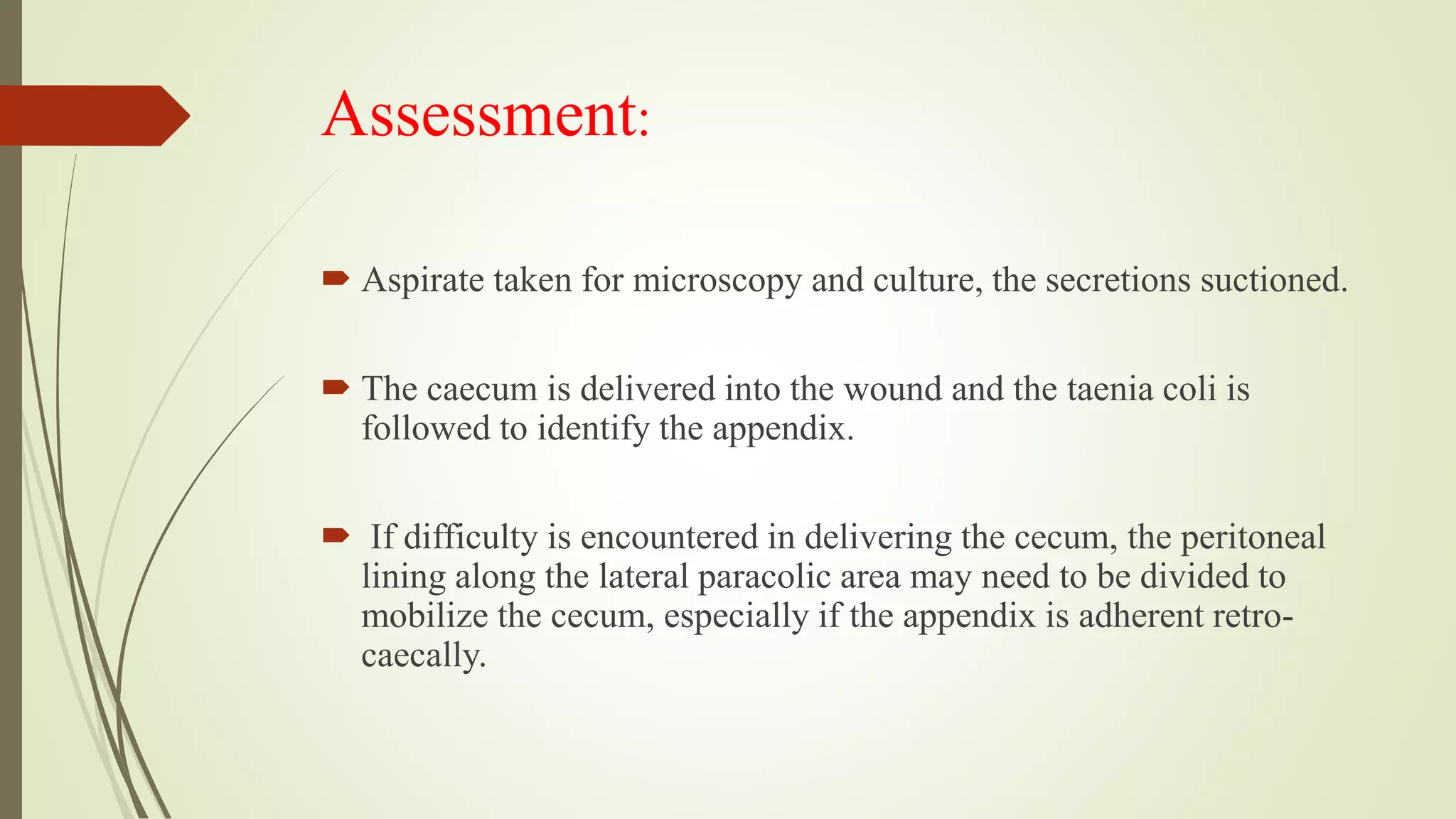 Open appendectomy | PPTX