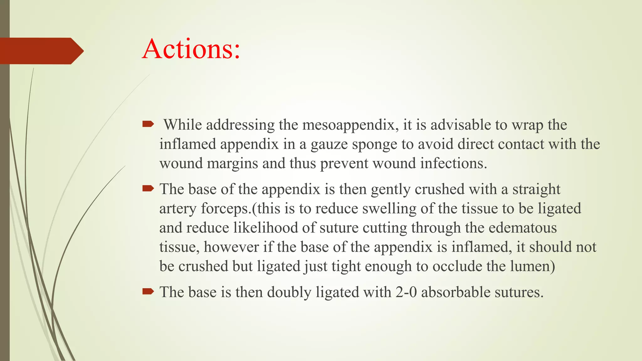 Open appendectomy | PPTX