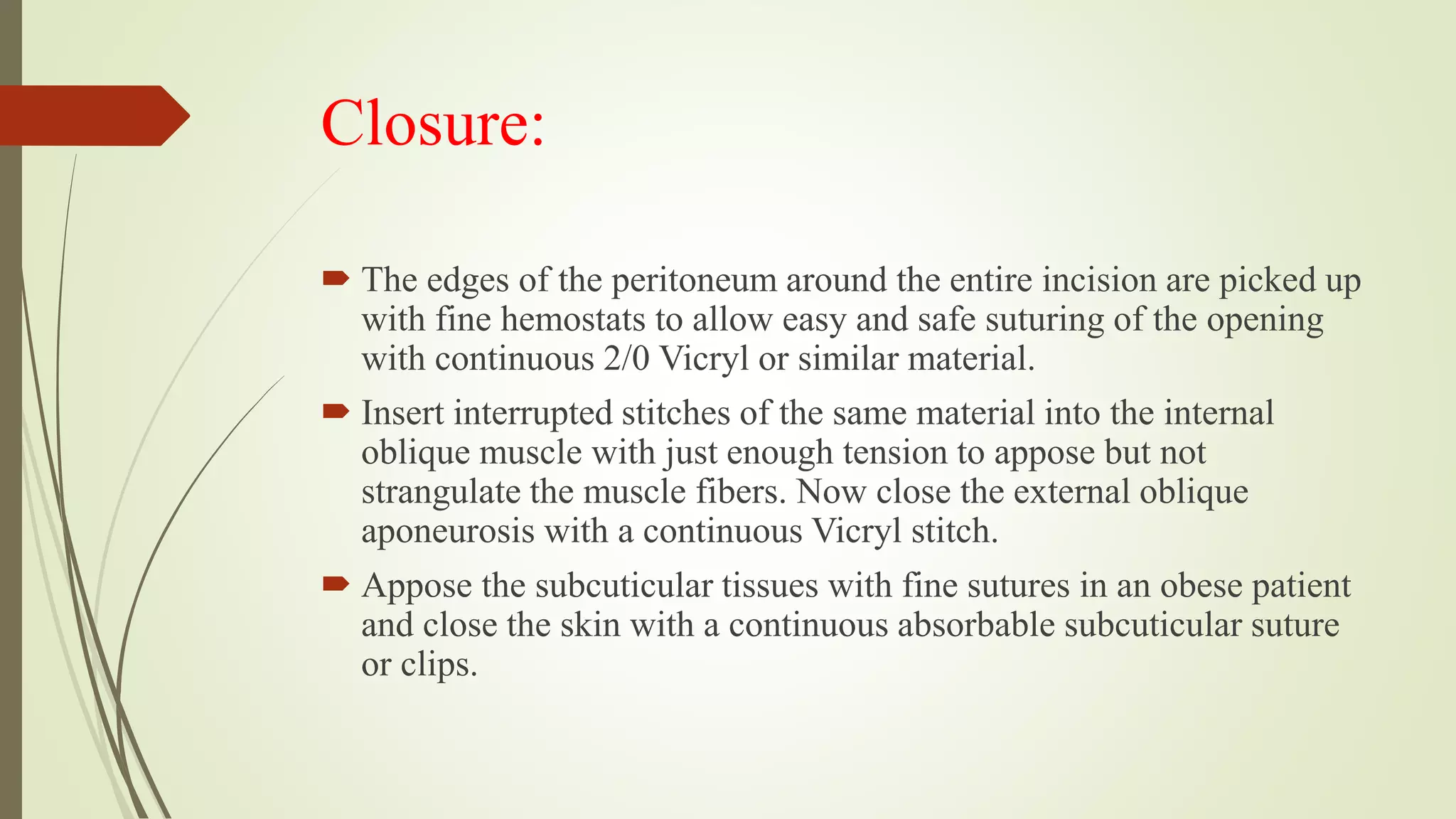 Open appendectomy | PPTX