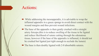 Open appendectomy | PPTX