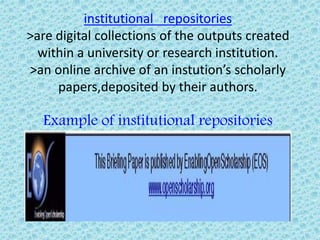 Open archives initiatives(final) | PPTX