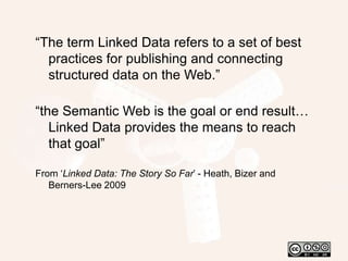 Linked Data and the OpenART project | PPT