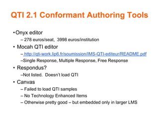 Open Ed Jam 2014: Towards an Open Assessment Ecosystem | PPT