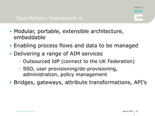 OpenAthens and the future of access and identity management | PPT ...