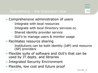 OpenAthens and the future of access and identity management | PPT