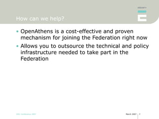 OpenAthens and the future of access and identity management | PPT