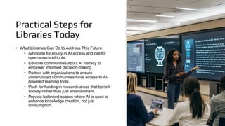 Envisioning the future of AI in research libraries | PPT