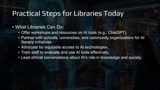 Envisioning the future of AI in research libraries | PPT