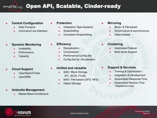 Building an open source cloud storage platform for OpenStack - openATTIC | PPT