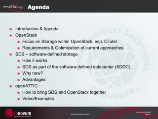 Building an open source cloud storage platform for OpenStack - openATTIC | PPT