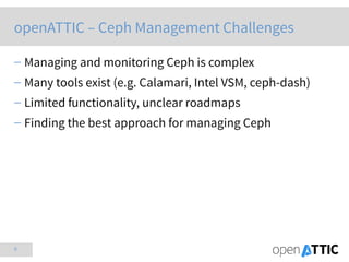 Ceph and Storage Management with openATTIC - FrOSCon 2016-08-21 | PPT