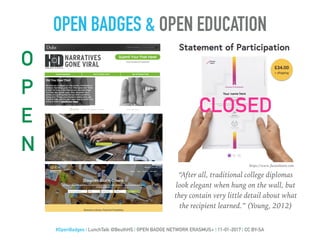 Open Badges - Rethinking Educational Credentials | PPT