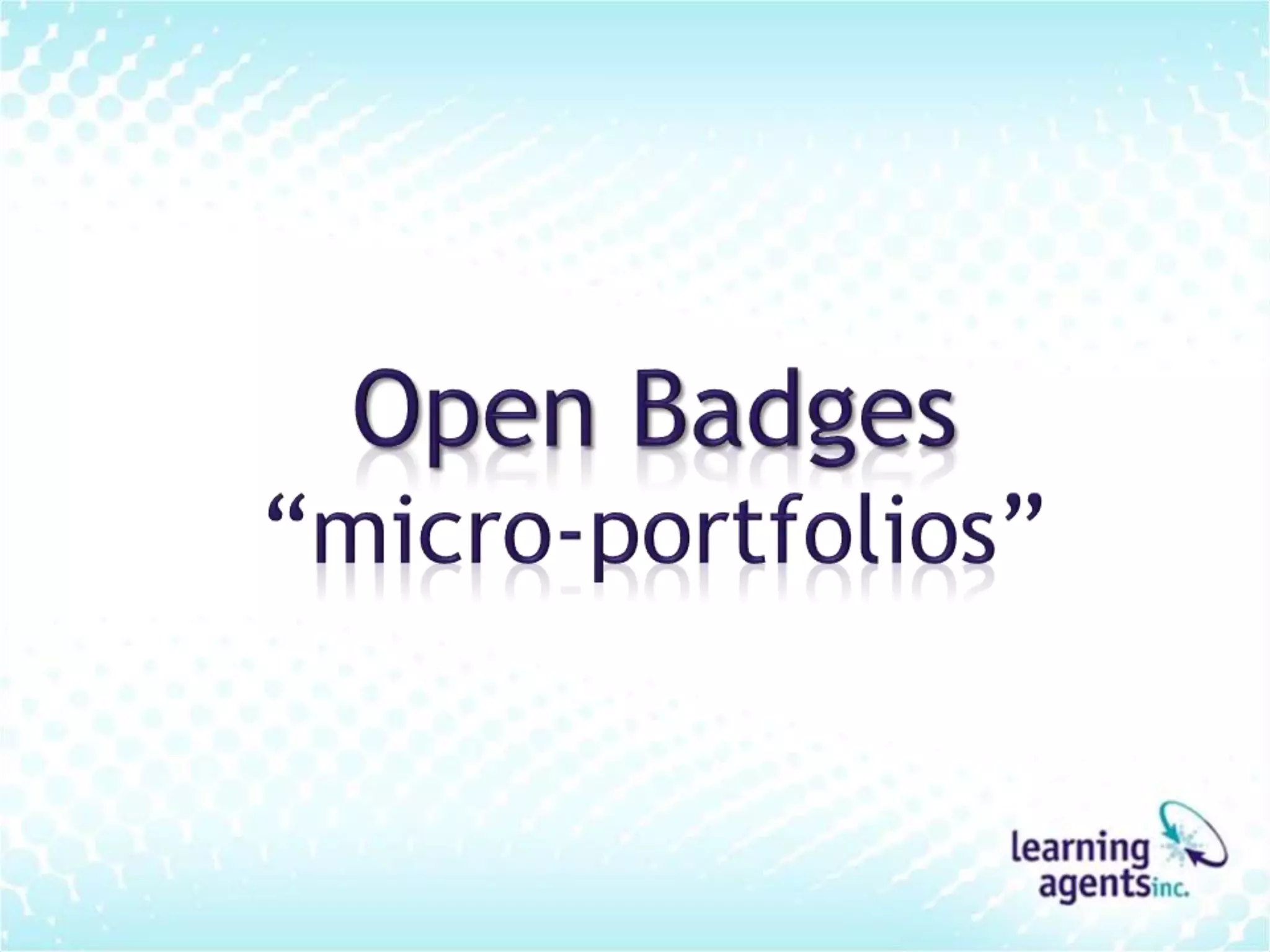 Open Badges for Higher Education | PPT