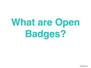 Open badges for Open Education | PPT