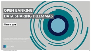 Open Banking Data Sharing Dilemmas | PPT