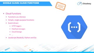 Openbar Kontich // Google Cloud: past, present and the (oh so sweet) future by Nick De Kock | PPT