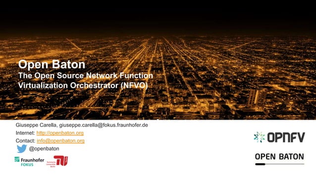 Open Baton A Framework For Virtual Network Function Management And Orchestration Mano For