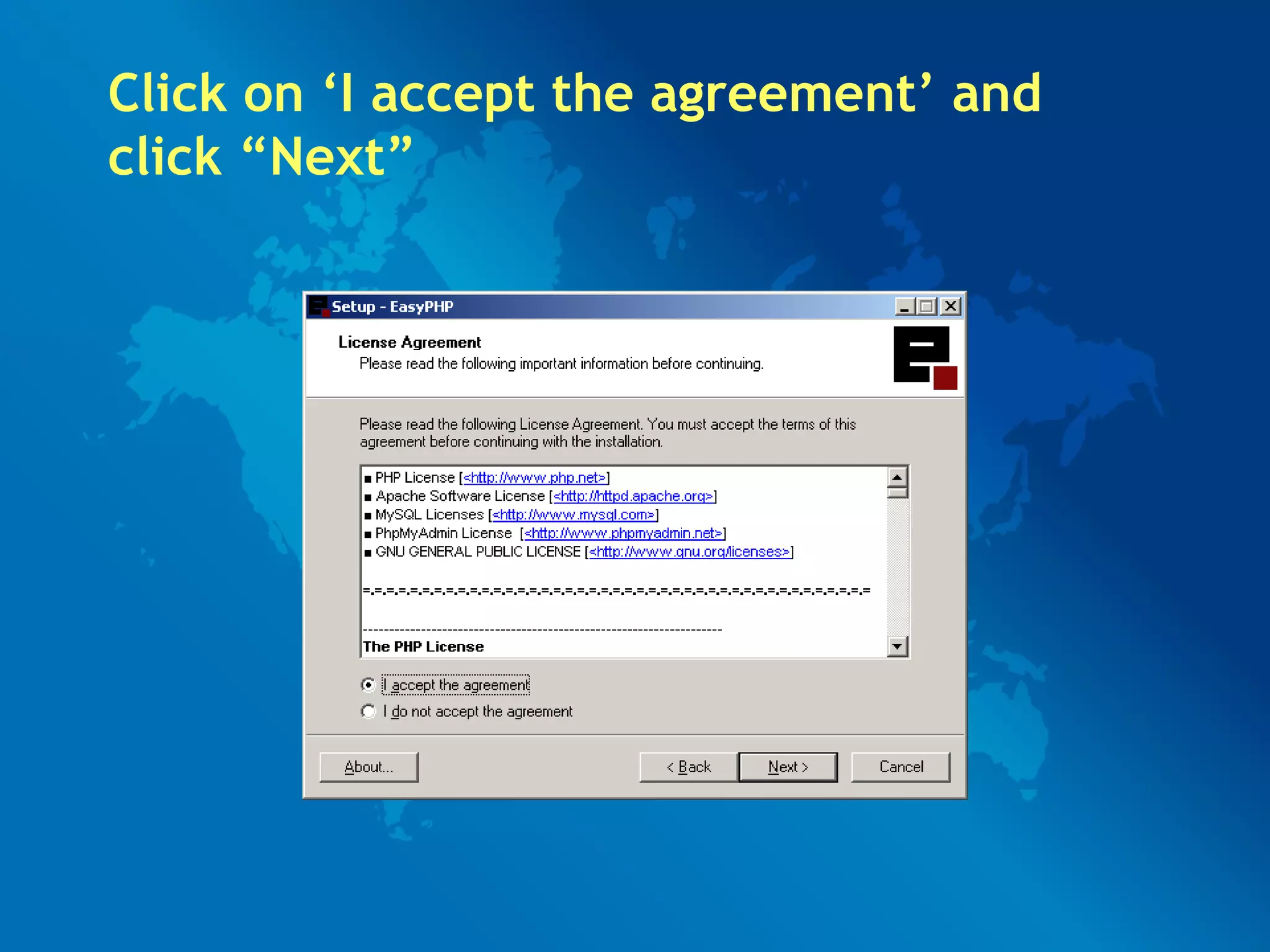 Installation of OpenBiblio on Windows XP using EasyPHP | PPT