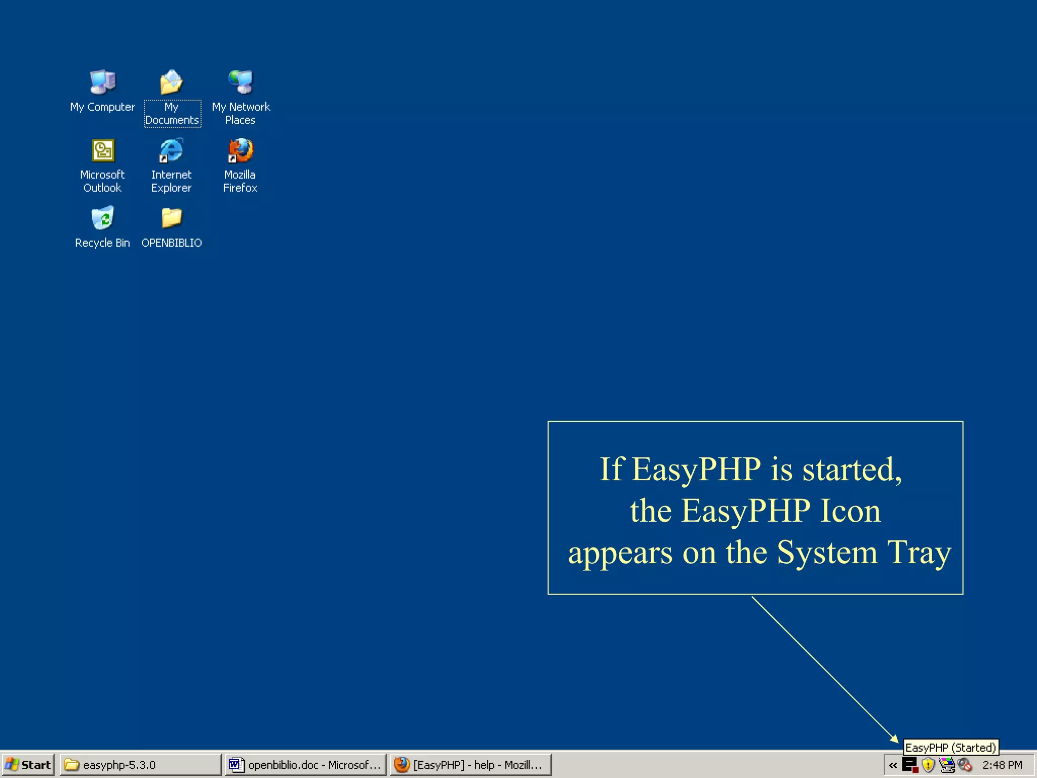 Installation of OpenBiblio on Windows XP using EasyPHP | PPT