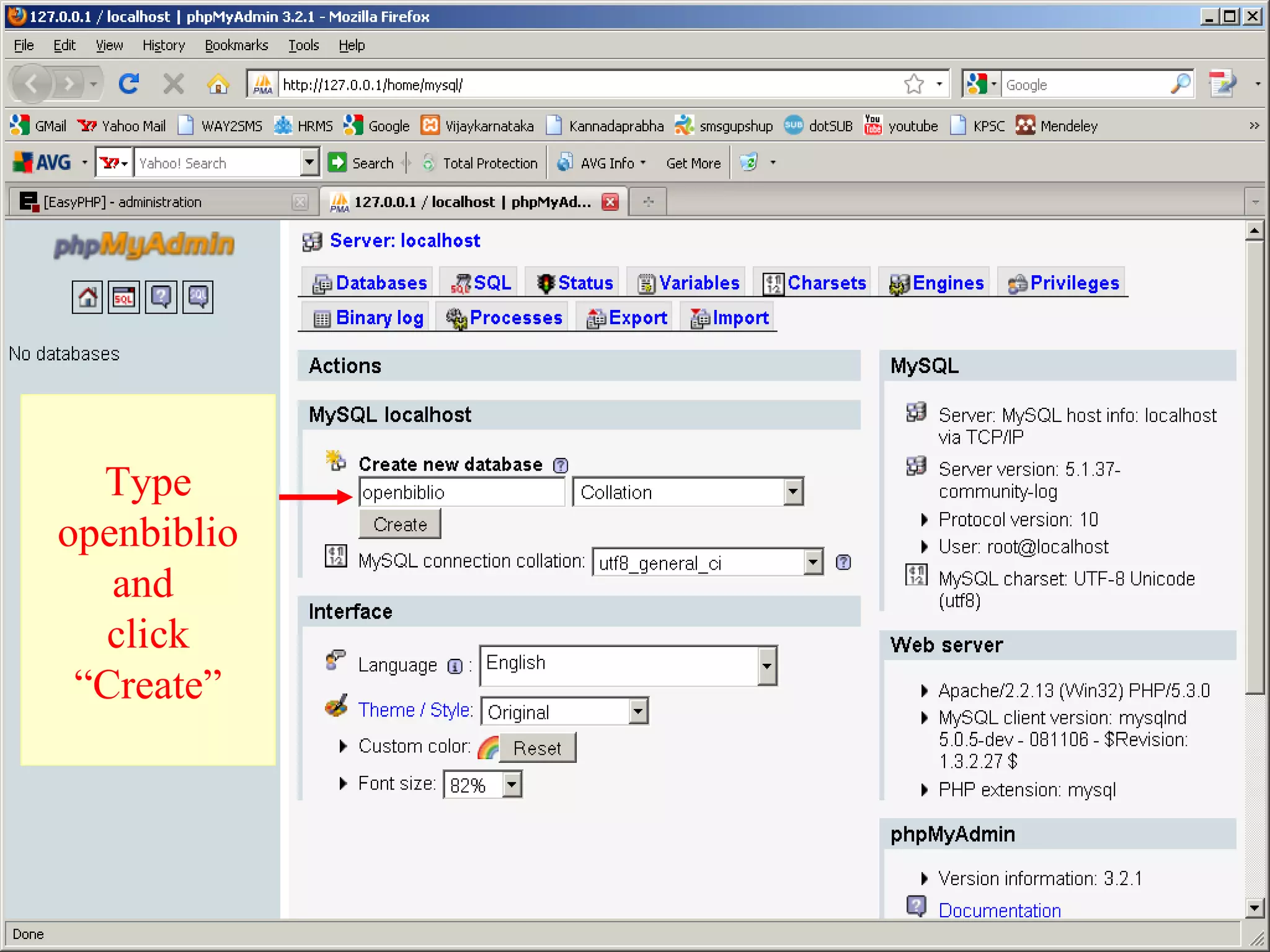 Installation of OpenBiblio on Windows XP using EasyPHP | PPT