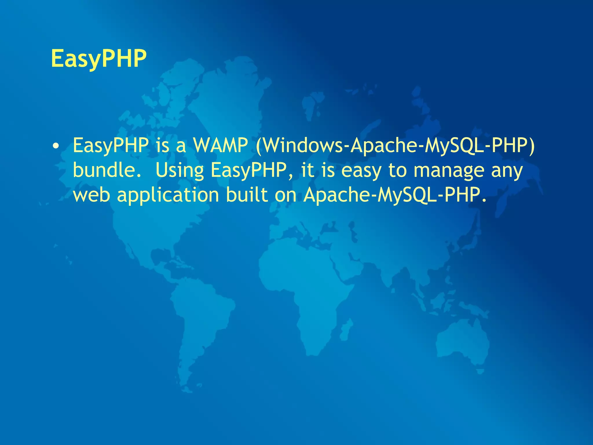 Installation of OpenBiblio on Windows XP using EasyPHP | PPT