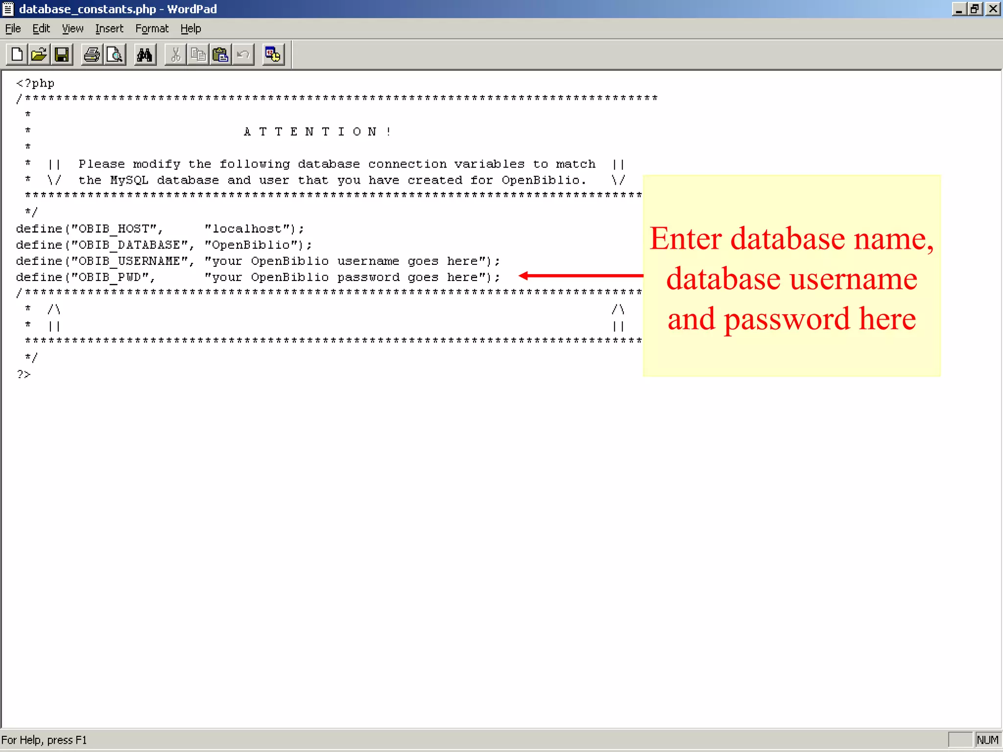Installation of OpenBiblio on Windows XP using EasyPHP | PPT