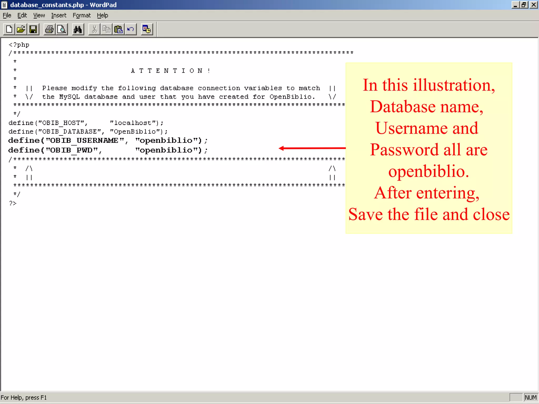 Installation of OpenBiblio on Windows XP using EasyPHP | PPT