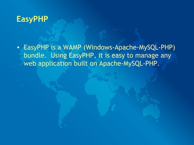 Installation of OpenBiblio on Windows XP using EasyPHP | PPT