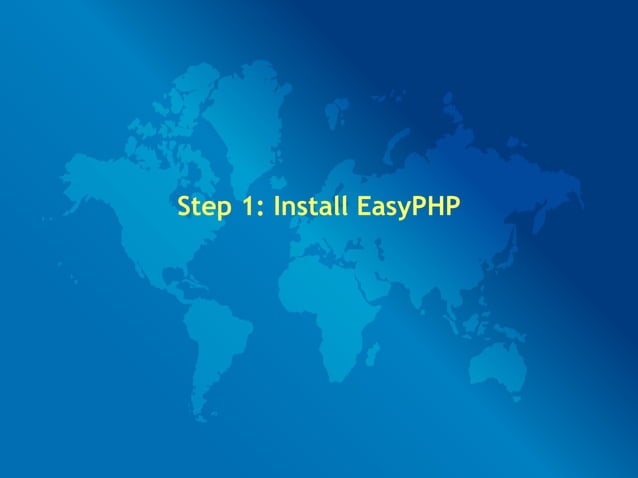 Installation of OpenBiblio on Windows XP using EasyPHP | PPT
