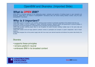 Open BIM Benefits - Howard Jeffrey | PDF