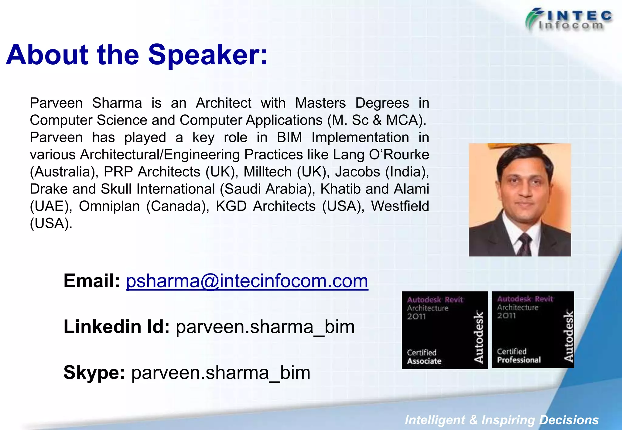 Building Information Modelling (BIM) in India | PPTX | 3-D Graphics ...