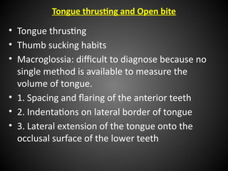 Open Bite bite is open anterior therapys | PPTX