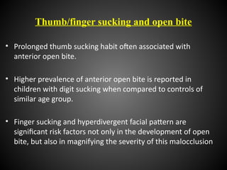 Open Bite bite is open anterior therapys | PPTX