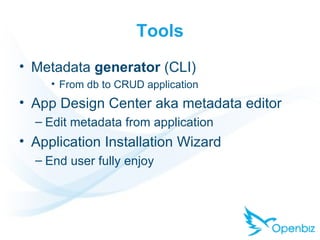 Build Business Web Applications with PHPOpenbiz Framework and Cubi Platform | PPT