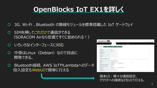 OpenBlocks IoTで温湿度を可視化してみた | PPT