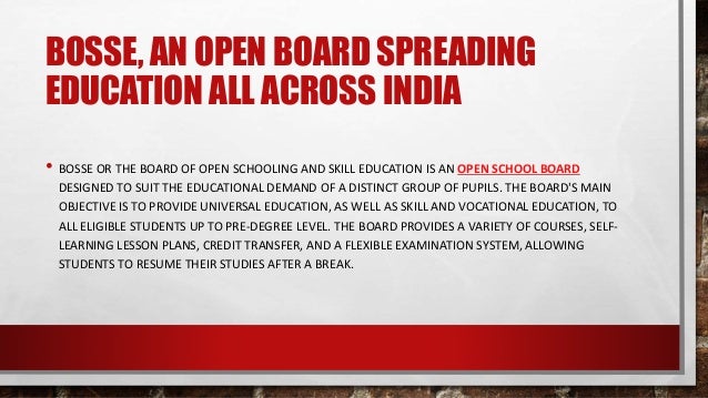 Open Board in India- Providing Education for all - Board of open ...