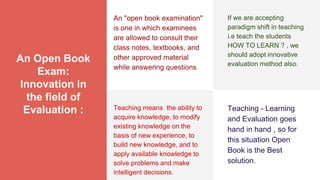 Open book exam | PPTX