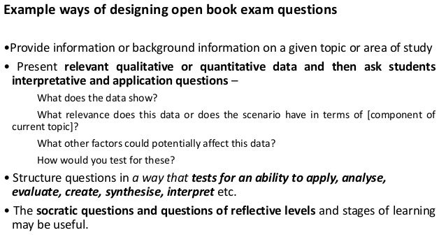 Open Book Examination