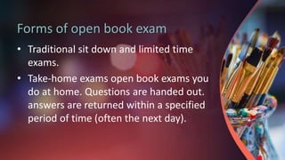 Open Book Examination | PPTX