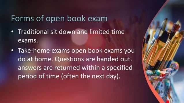 Open Book Examination | PPTX | Educational Assessment | Education