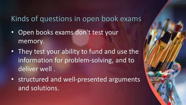Open Book Examination | PPTX | Educational Assessment | Education