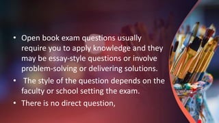 Open Book Examination | PPTX